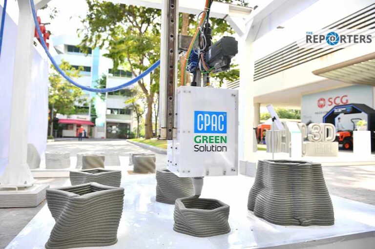 CPAC เปิดตัวเครื่องพิมพ์ 3D Printing ด้วยโปรแกรมคอมพิวเตอร์ - The Reporters